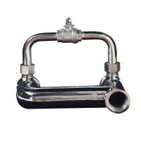China HW-26 Stainless Steel Eye Wash Assembly 1.2 Inch ANSI Z358.1 2014 OSHA for sale