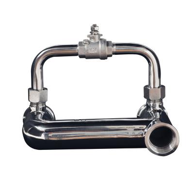 China HW-26 Stainless Steel Eye Wash Assembly 1.2 Inch ANSI Z358.1 2014 OSHA for sale