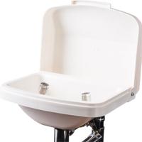 China ABS Linkage Lid Basin Eyewash Station Emergency Shower 304 Stainless Steel 120L for sale