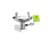China Stainless Steel Wall Mounted Eyewash Station Standard Version with Aluminum Alloy Base - 304 SS Construction for sale