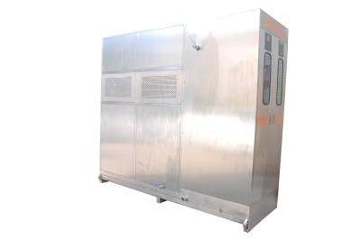 China Stainless Steel Enclosed Eyewash Station with Emergency Shower Room and Smart Temperature Control System - UL Certified ANSI Z358.1 Compliant for sale