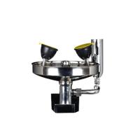 China Automatic Wall Mounted Eyewash Station 304 Stainless Steel with 120-180L/Min Flow Rate and Motion Sensor for sale