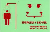 China ANSI Z358.1-2014 Stainless Steel Emergency Shower Eyewash Station with 180L/min Flow and 508mm Coverage for sale