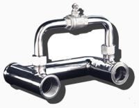 China BH30-1012ZPW Automatic Eyewash Station 304 Stainless Steel ANSI Z358.1 with 75.7L/min Flow and 260mm Basin for sale