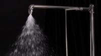 China ANSI Compliant 304 Stainless Steel Eyewash Station with Pedal 180L/min Shower for sale