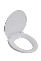China O Shape Lid Round Toilet Seat Cover 435*365*465mm with Buffer Cover Plate Soft Closing PP Slow Silent Closed for sale
