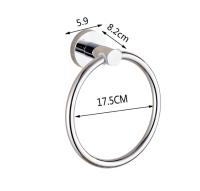China Customize OEM Style Silver Towel Ring Stainless Steel for Kitchen Bathroom Accessory Classic Surface Modern Technical Hotel for sale