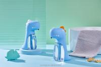 China Bathroom Dinosaur Desk-top Flush Light Music Electric Multi-functional Automatic Foam Soap Dispenser 260ml USB Kids Cute for sale