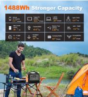 China MPPT Controller 1800w Portable Solar Power Station for and Emergency Battery Charging for sale