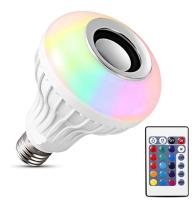 China Rgb w Light Color Custom Speaker Lightbulb White Smart Speaker Bulb Rgb Led Music Bulb for sale