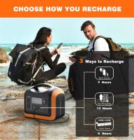 China Wireless Portable Power Station for Phone / Drone / Camera / Car Refrigerator 1200w for sale