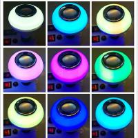 China Music Atmosphere Speaker Led Bulb with RGB W Temperature and 80lm/w Lamp Efficiency for sale