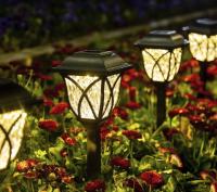 China Solar Garden Light 1 Outdoor Waterproof Solar Lawn Light for Landscape Garden Pathway for sale