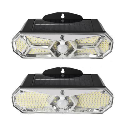 China 6000K Daylight Alert Outdoor Solar Led Wall Light with Waterproof PIR and Light Sensor for sale