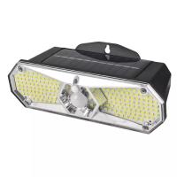 China 6000K Daylight Alert Outdoor Solar Led Wall Light with Waterproof PIR and Light Sensor for sale