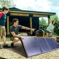 China Quick Charge Support 1200w Portable Battery Bank Power Station With Solar Panel For Outdoor for sale