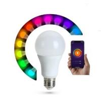 China Remote Control RGBW Smart Bulb with Wifi Connectivity and Aluminum Lamp Body Material for sale