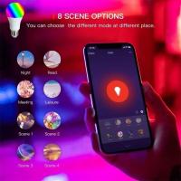 China Remote Control RGBW Smart Bulb with Wifi Connectivity and Aluminum Lamp Body Material for sale