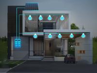 China 85lm/w Solar Panel Powered Motion Sensor LED Corridor Lights for Outdoor Energy-saving for sale