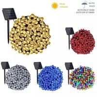 China Outdoor Christmas Decoration Led Solar String Light with 100 Lm and Waterproof Design for sale