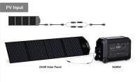 China 110V-240V Output Voltage Portable Solar Generator With App Wifi Bluetooth for Solar Power for sale