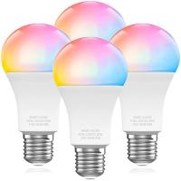 China 7w Wi-fi Tuya Led A Bulbs Rgbw Color Changing Led Bulb Light E27 Auto Led Wifi Smart Bulbs for Hotel for sale