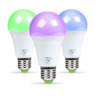 China 7w Wi-fi Tuya Led A Bulbs Rgbw Color Changing Led Bulb Light E27 Auto Led Wifi Smart Bulbs for Hotel for sale