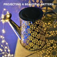 China Solar Powered Outdoor Garden Courtyard Water Kettle Decorative Light with IP44 Rating for sale