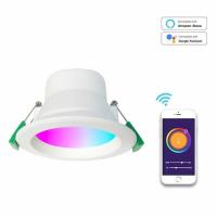 China Multicolor Smart Led Downlight with Wifi Tuya App Control and Rgbcw Dimming Function for sale