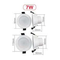 China WiFi Controlled 7W Dimmable RGB Led Downlight for Home Party Lighting Lumen 72lm/W for sale