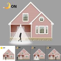 China 12w Body Sensor Control Bulb With E27 E26 B22 Light Base 2- and 80lm/W Lumen for sale