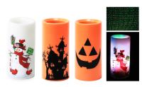 China Transform Your 2019 X-MAS Decor with 2W Watts CANDLE Style Led Candle Projector Light for sale