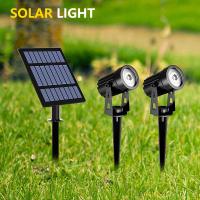 China Other Lighting Solutions Service Solar Powered Multi Colors Garden Landscape Spotlights for sale