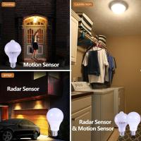 China Sensor Switch Mode High Lumens Infrared Pir Motion Sensor Light Bulb with Smart Bulb for sale