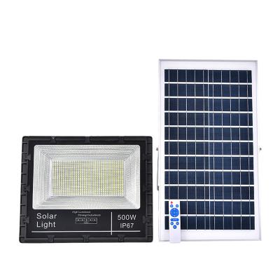 China Neon Bulbs Solar Flood Light for Garden 100w 200w 300w Ip67 Portable Led Floodlight for sale