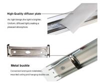 China Lamp Luminous Efficiency lm/w 110 36w 40w Led Purified Fixture Tube Ce Rohs Linear Led Light for sale