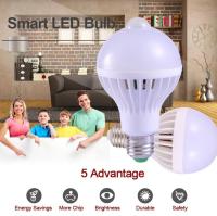 China Epistar Sanan LED Chip Motion Sensor A60 7w LED Light Bulb with Custom Design for sale