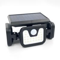 China 3 Head LED Solar Energy Garden Light Outdoor Waterproof Wall Light Solar Induction Lamp for sale