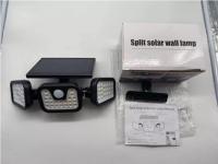 China 3 Head LED Solar Energy Garden Light Outdoor Waterproof Wall Light Solar Induction Lamp for sale