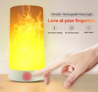 China Waterproof Flickering Flame Table Lamp With Remote For Party Working Time hours 10000 for sale