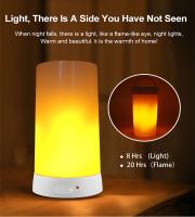China Waterproof Flickering Flame Table Lamp With Remote For Party Working Time hours 10000 for sale
