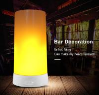 China Waterproof Flickering Flame Table Lamp With Remote For Party Working Time hours 10000 for sale