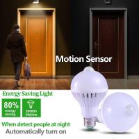 China Motion Sensor Lamp High Lumen LED Induction Bulb 5w 7w 9w 12w 15w for Indoor Lighting for sale
