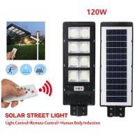 China 120lm/w Induction Sensor Solar Street Light with High Lumen Efficiency for sale