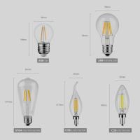 China 6W Filament LED ST64 Teardrop Bulb E27 Base 3000K Dimmable Vintage Bulb with 110lm/w for sale