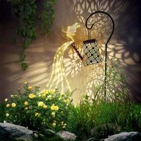 China Retro Metal Hanging Solar Lamp Warm White String Lights for Outdoor Garden Decoration for sale