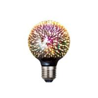 China Lighting and Circuitry Design Most Popular Standard Base 3D Fireworks-effect LED Light Bulb for sale