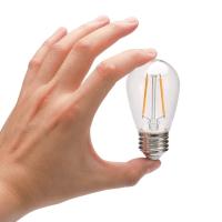China Pc Aluminum Led Single Filament Bulb S14 for Voice Control in Theme Park Party House for sale