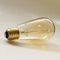 China Long Lifetime 6W Dimmable Led Filament Bulb in Amber Warm Yellow Light for E26 Base for sale
