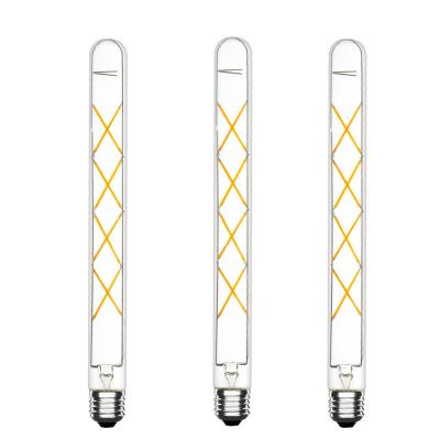 China Lamp Body Material GLASS CRI Ra 80-90 Led Bulb Light T33 8W E26 E27 Filament Bulb for sale